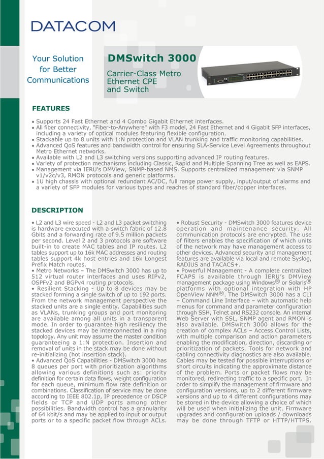 Dm3000 | PDF | Computer Networking | Computing