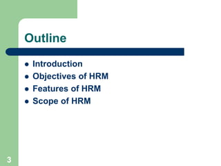 Introduction to Human Resource Management | PPTX