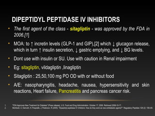 Diabetes part 4 ..the drugs | PPT