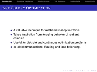 Ant Colony Optimization: The Algorithm and Its Applications | PDF