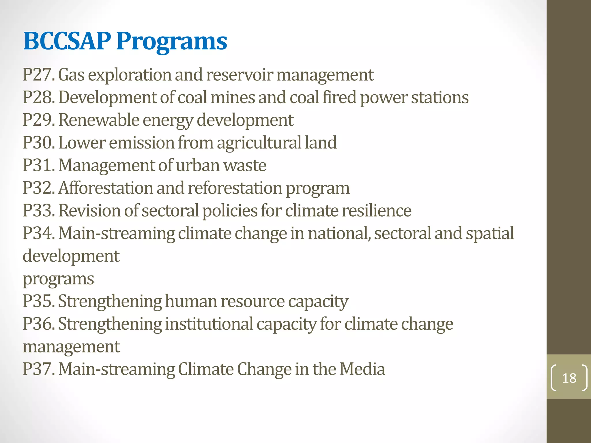 Critically evaluate the salient features of Bangladesh Climate Change ...