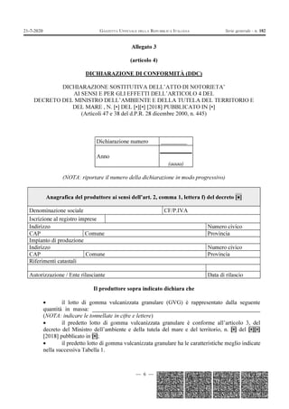 Dm 78 2020 gomma da pfu | PDF