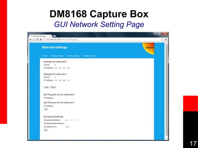 DaVinci DM8168 SuperHD Image Capture Solution | PPT