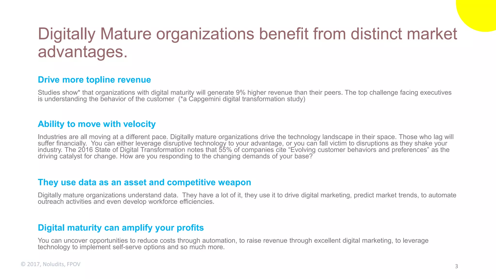The Digital Maturity Assessment | PDF