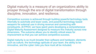 The Digital Maturity Assessment | PDF