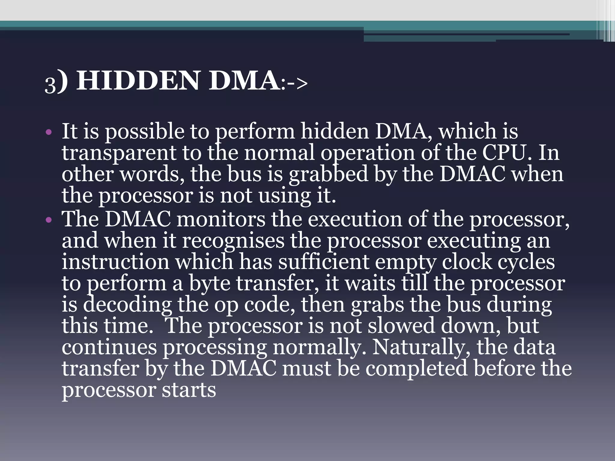 Dma and dma controller 8237 | PPTX