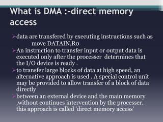 Dma and dma controller 8237 | PPTX