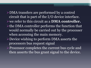 Dma and dma controller 8237 | PPTX