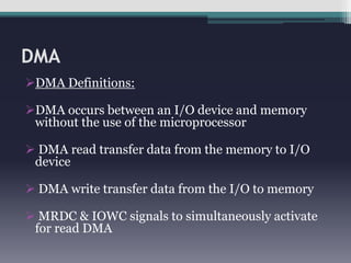 Dma and dma controller 8237 | PPTX