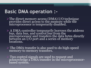 Dma and dma controller 8237 | PPTX