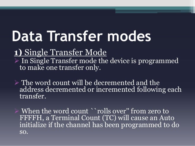 Dma and dma controller 8237