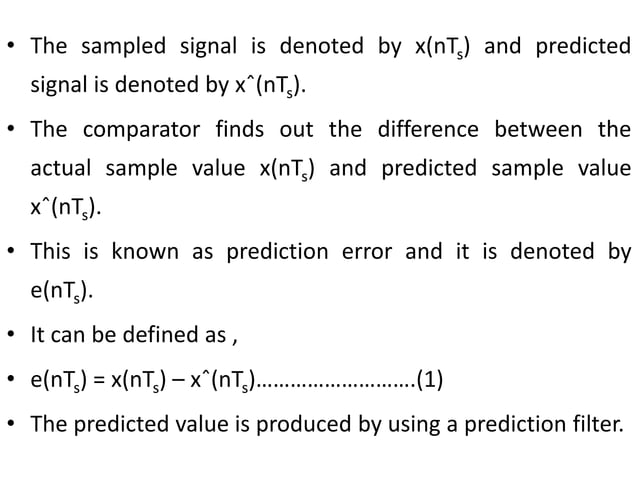 Delta Modulation & Adaptive Delta M.pptx | Digital Audio | Computer ...
