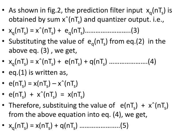 Delta Modulation & Adaptive Delta M.pptx | Digital Audio | Computer ...