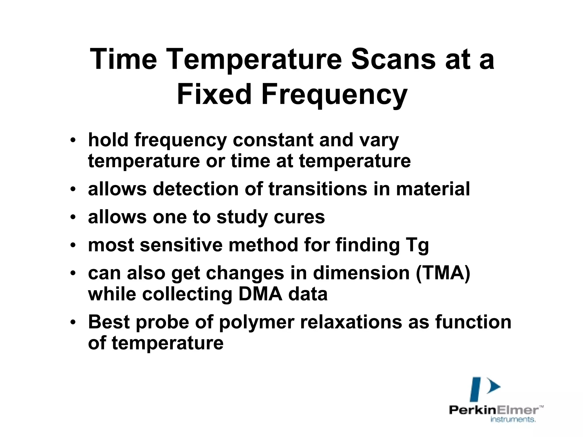 Dynamic mechanical analysis(DMA) | PDF