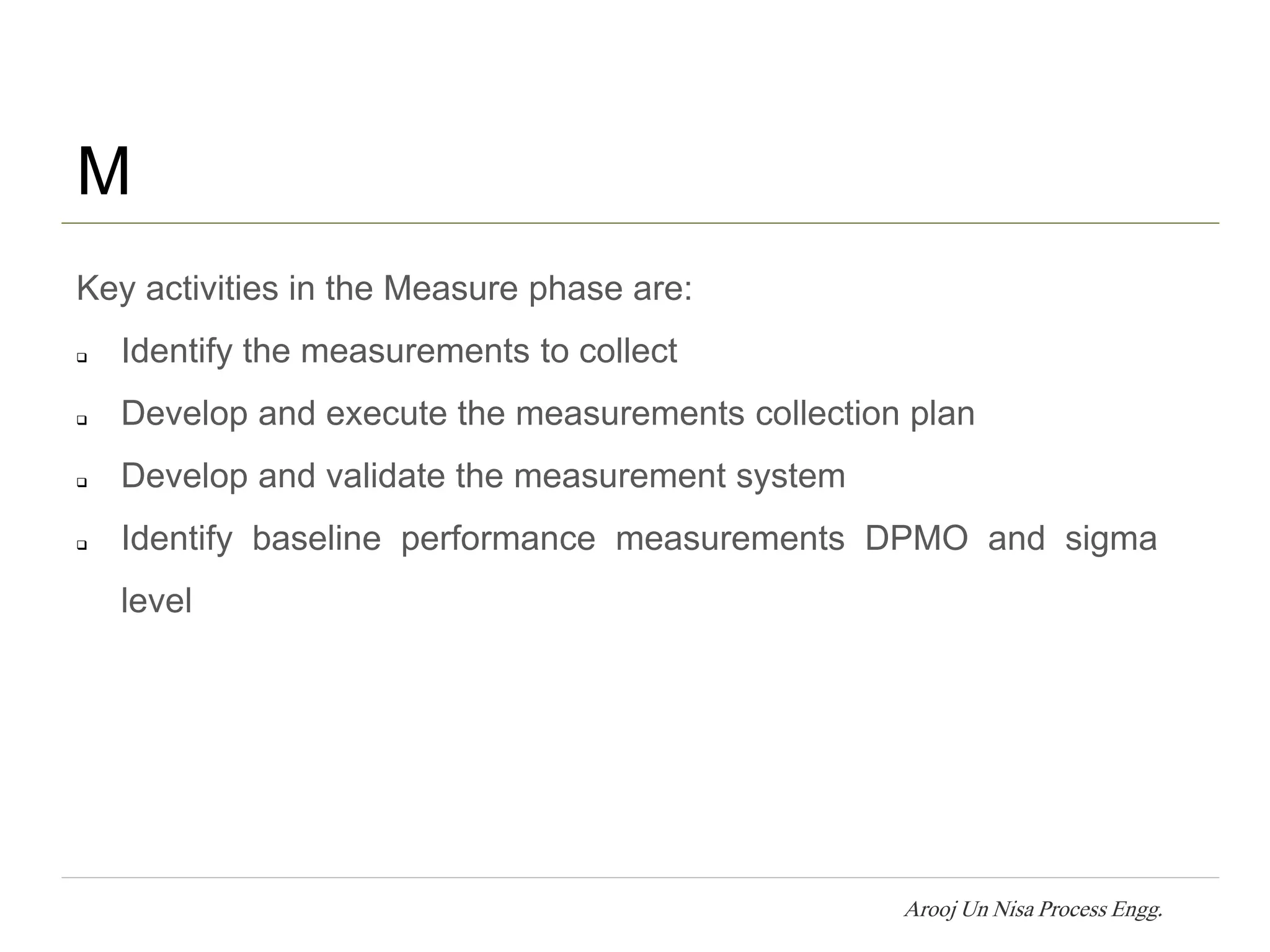 DMAIC-Six sigma process Improvement Approach | PDF