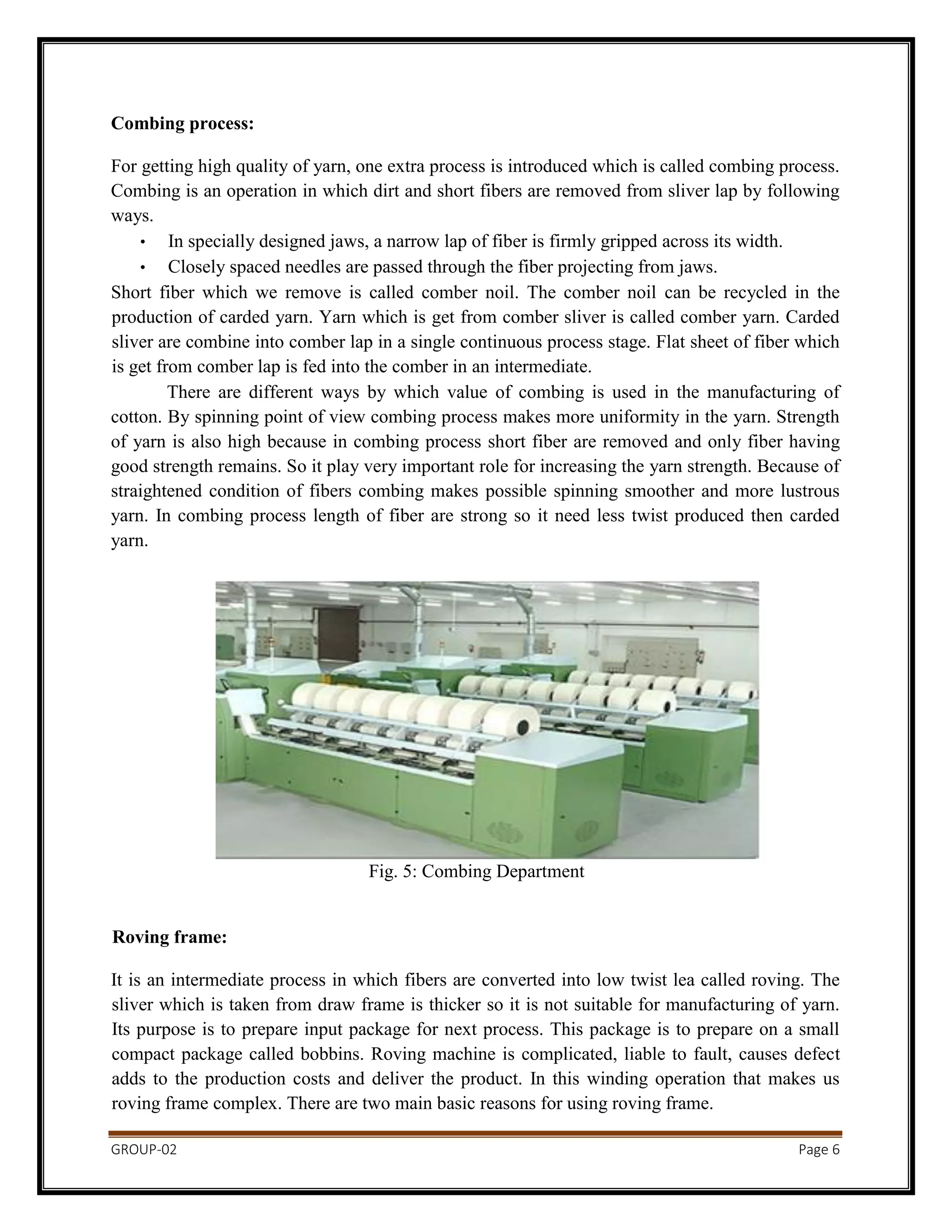 DMAIC Yarn manufacturing report | PDF