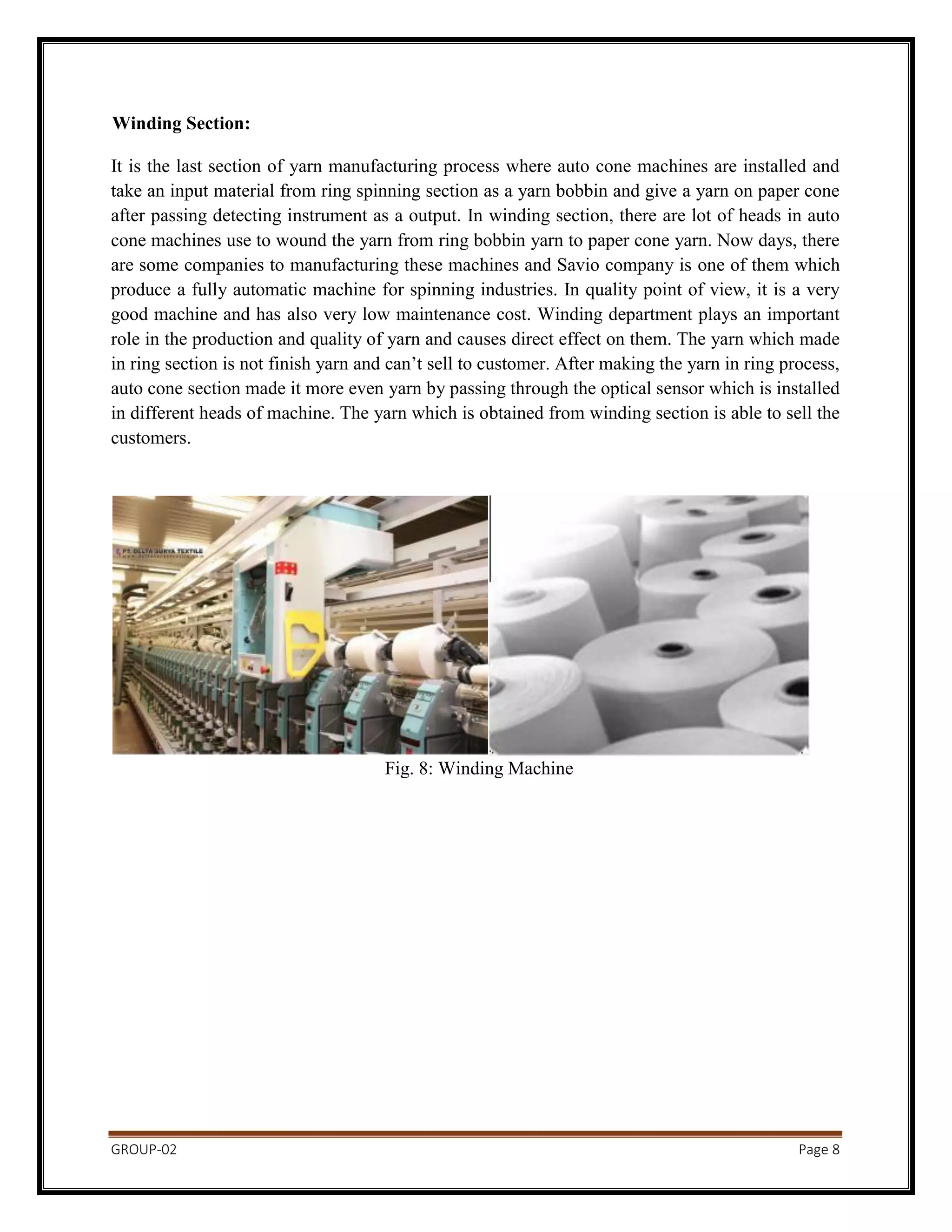 DMAIC Yarn manufacturing report | PDF