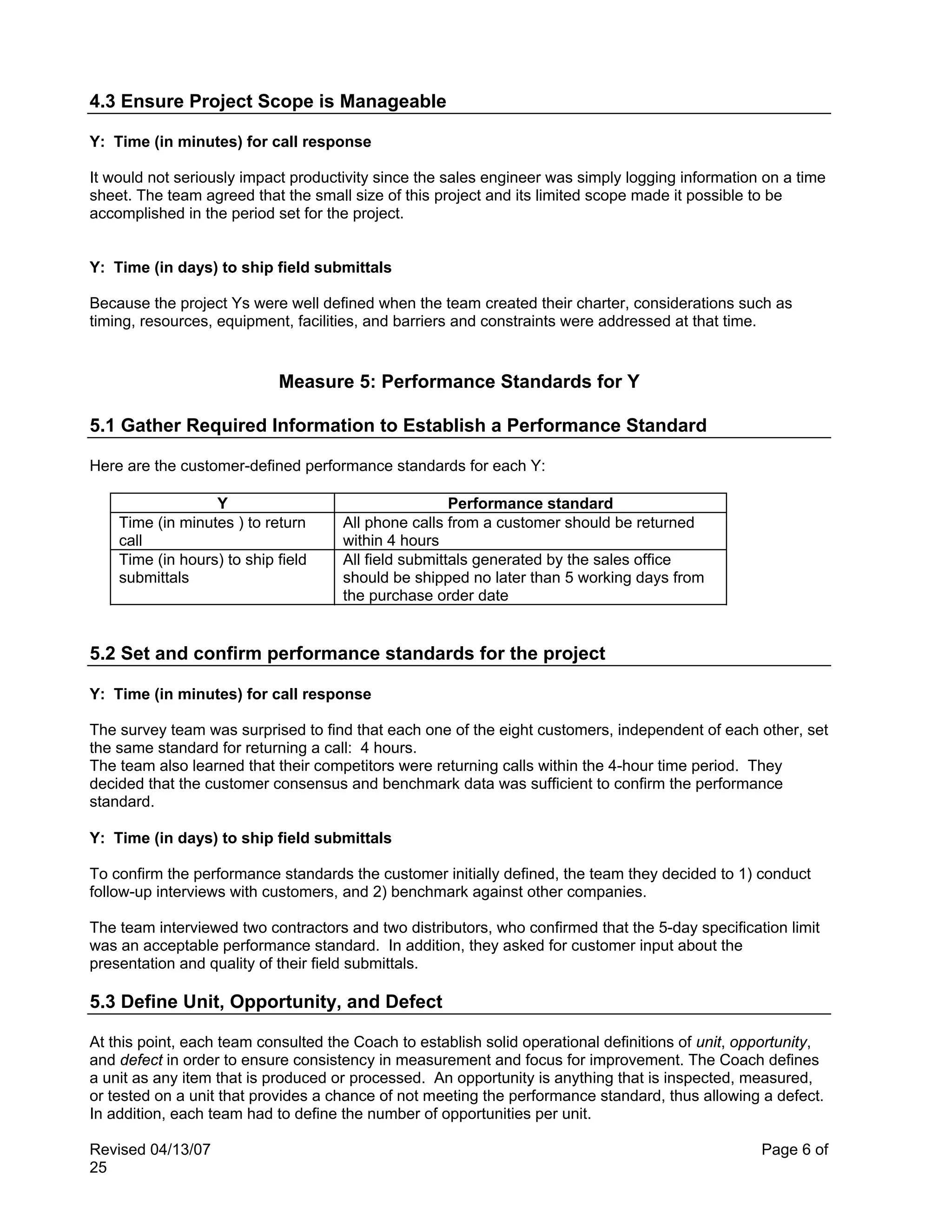 Six Sigma DMAIC Case Study | PDF