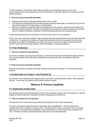 Six Sigma DMAIC Case Study | PDF