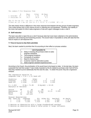 Six Sigma DMAIC Case Study | PDF