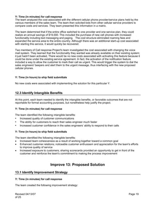 Six Sigma DMAIC Case Study | PDF