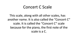 D major clarinet scale for sydney | PPTX | Music | Entertainment