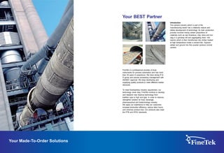 FineTek (Taiwan) Instrumentation Solutions for Cement Industry | PPT