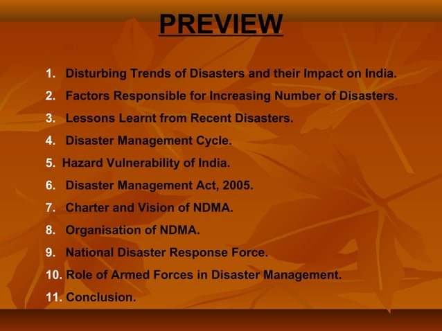 Disaster Management | PPT