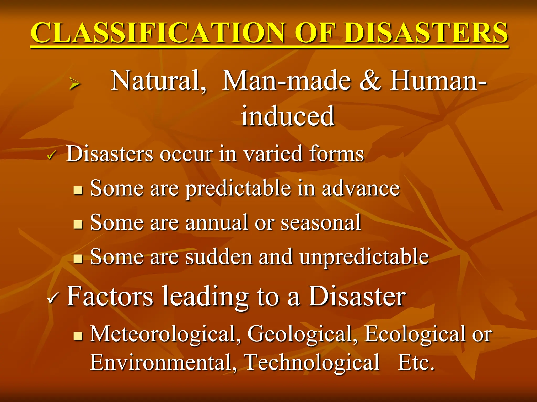 Disaster Management | PPT