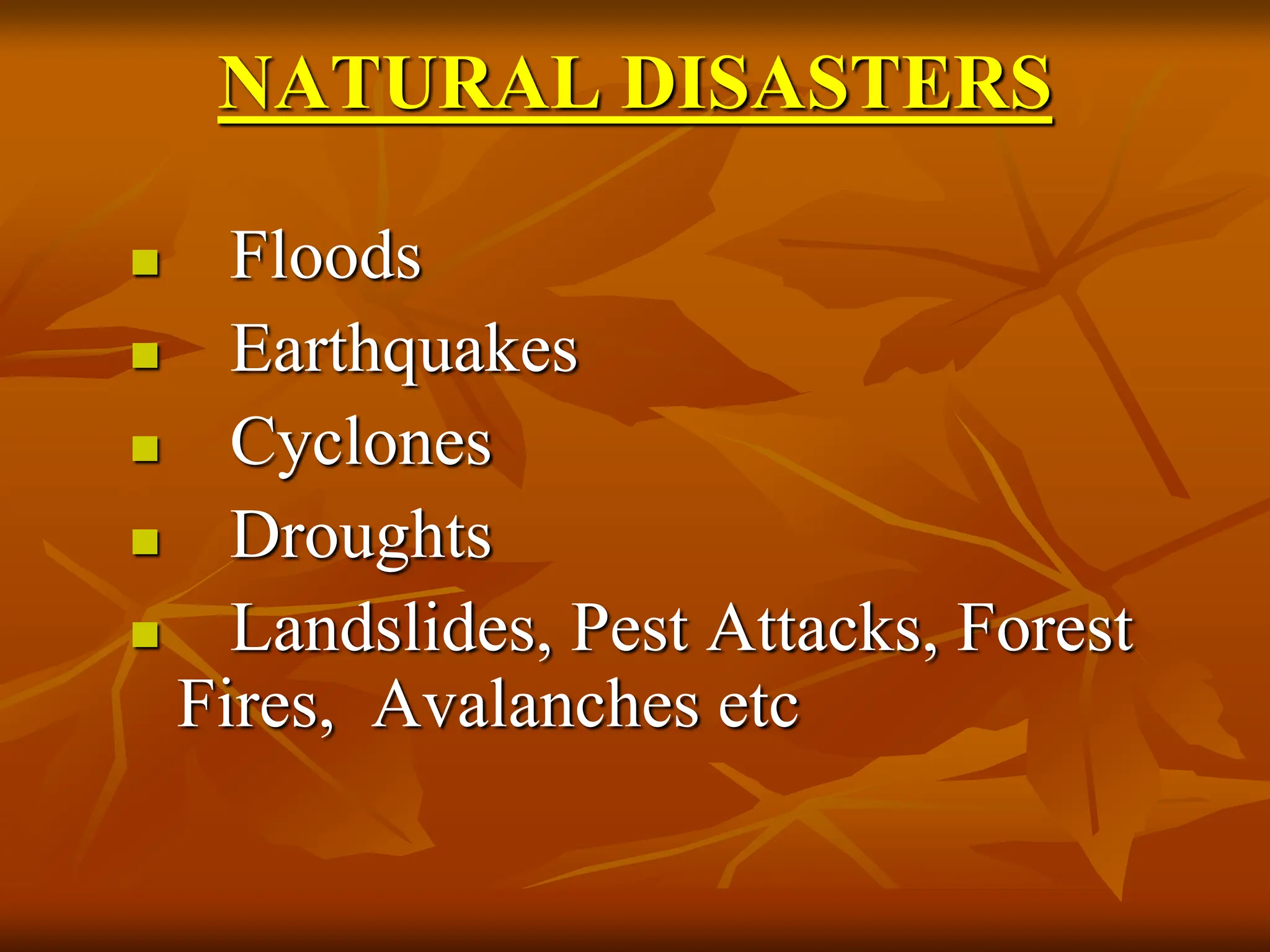 Disaster Management | PPT