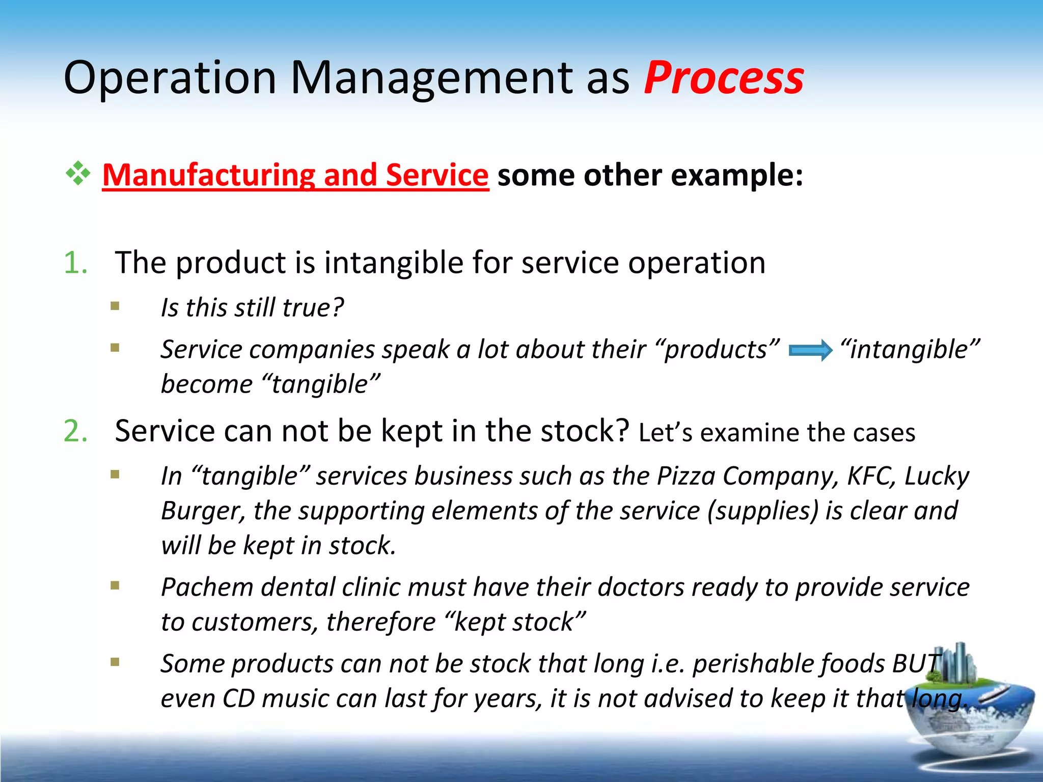 Introduction to Operation Management | PPTX | Business Administration ...