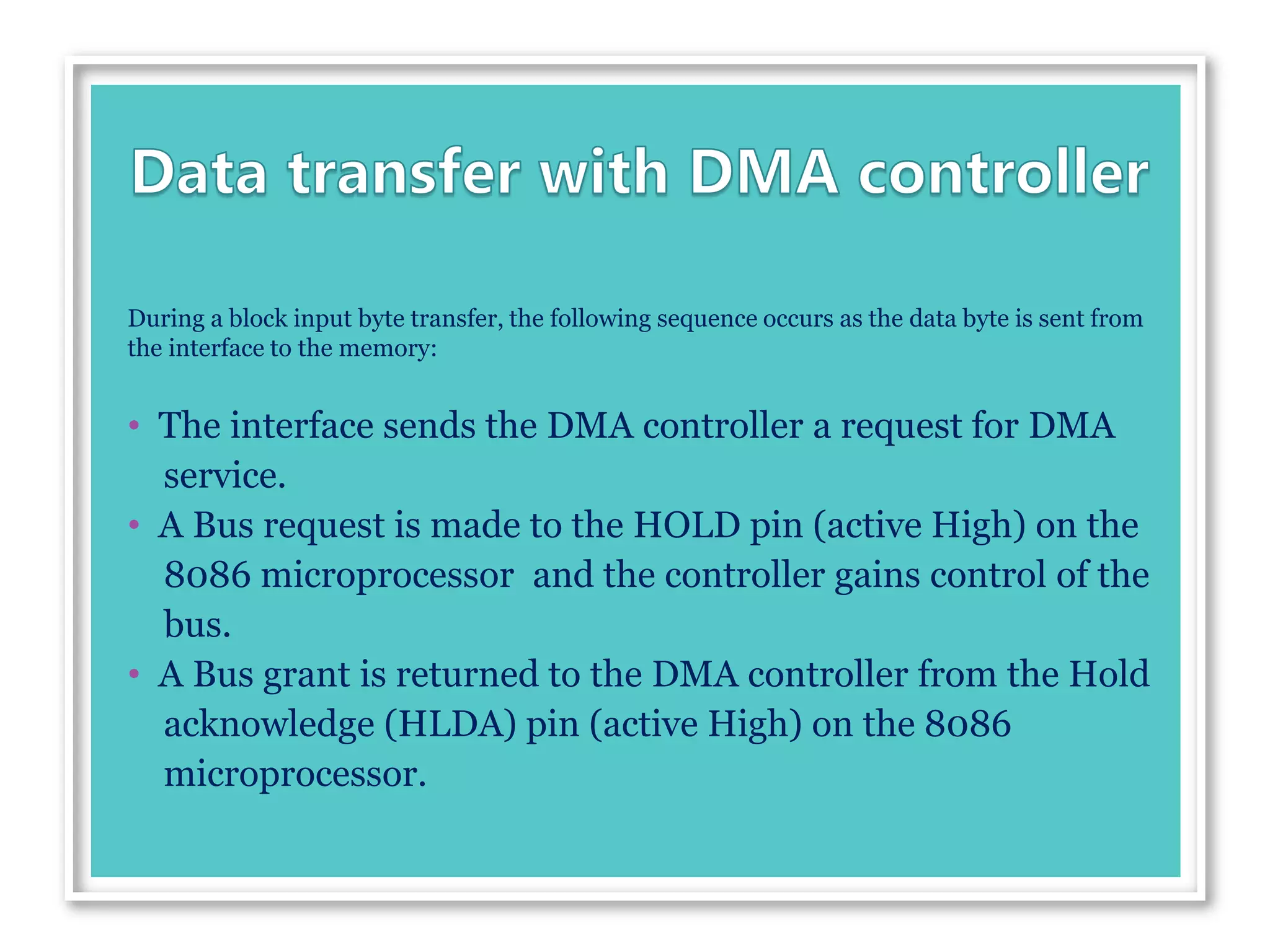 DMA operation | PPTX