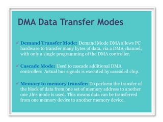 DMA operation | PPTX