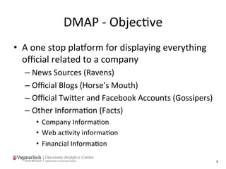 DMAP: Data Aggregation and Presentation Framework | PPT