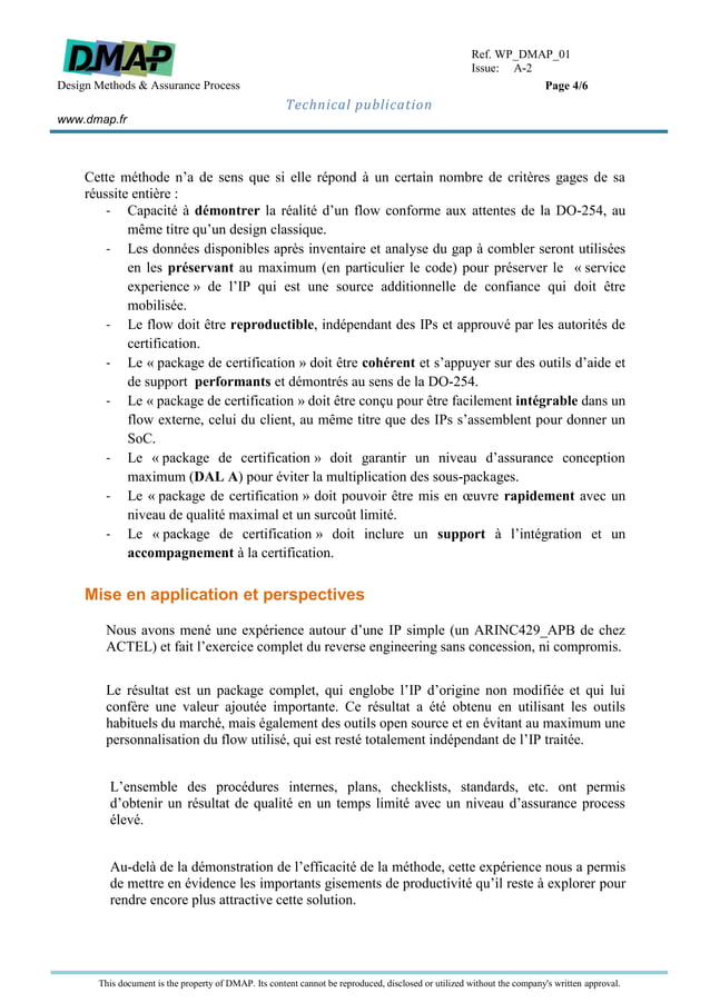 Dmap Ip Do254 White Paper | PDF | Free Download