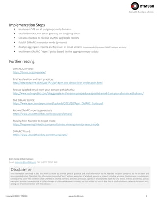 DMARC Implementation across all domains | PDF