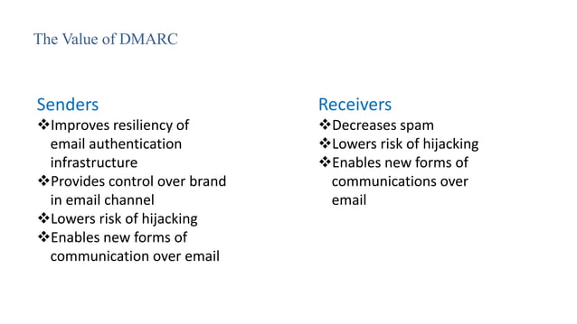 DMARC Overview | PDF | Email | Internet