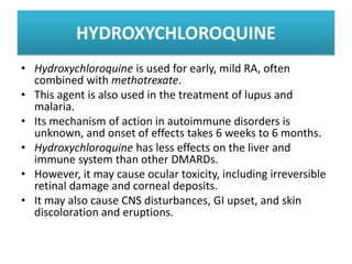 DMARDs Pharmacolgy Pharm D 5th Semester.pdf