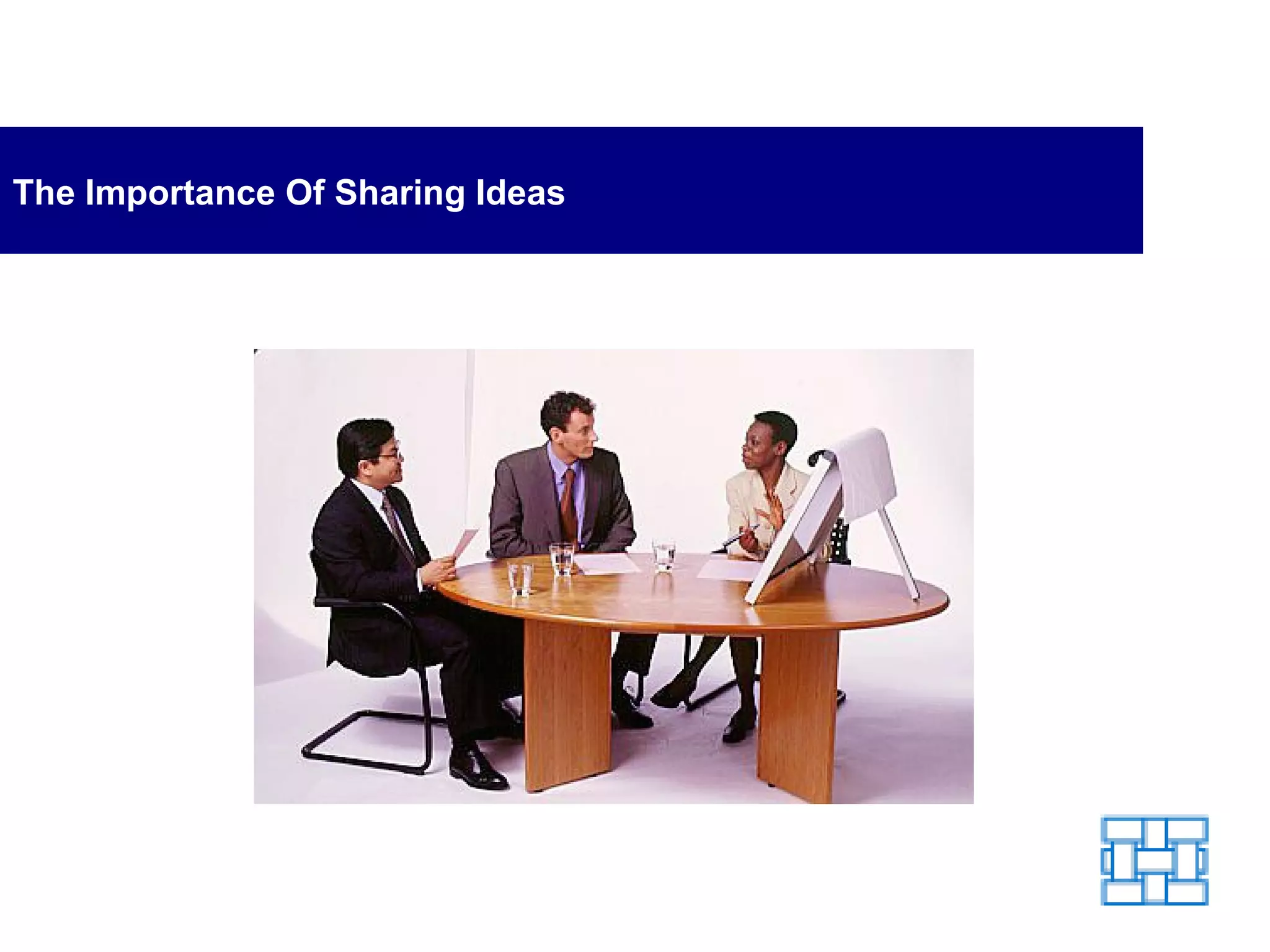 The Importance of Sharing Ideas and Information | PPT