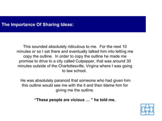 The Importance of Sharing Ideas and Information | PPT