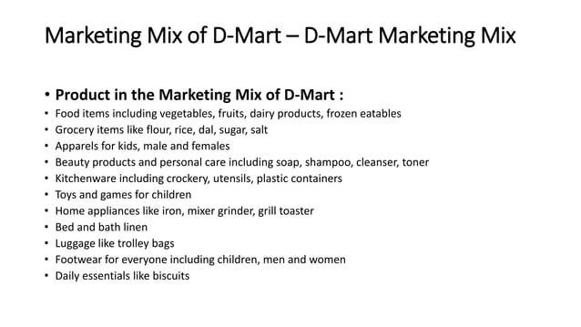 D mart | PPTX