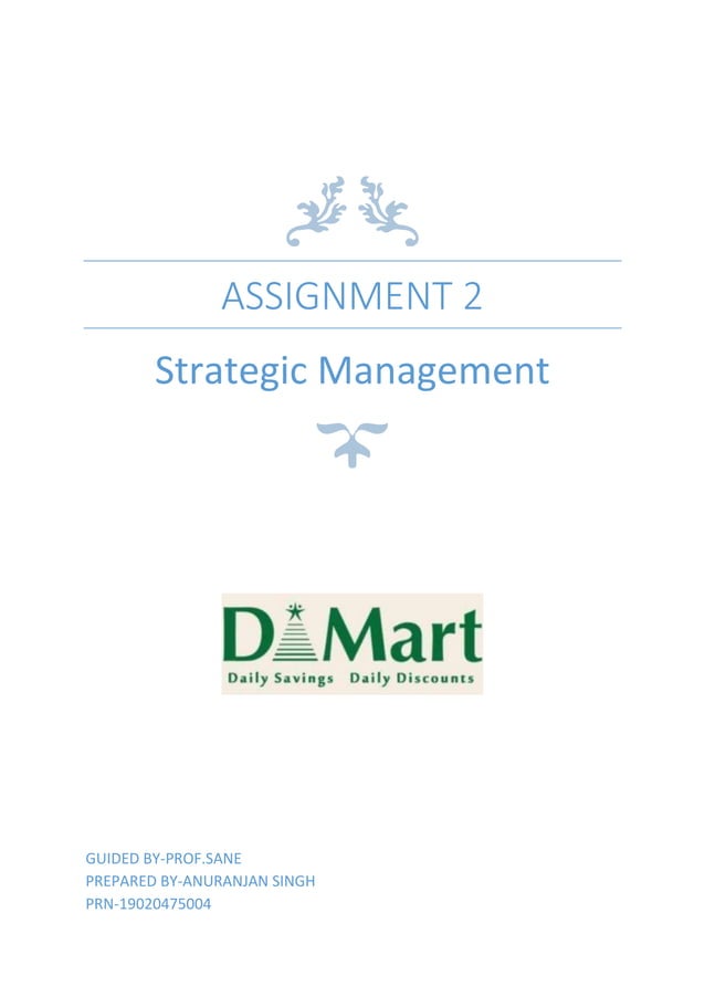 Dmart marketing strategy | PDF | Retail Industry | Industries