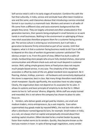 Dmart marketing strategy | PDF