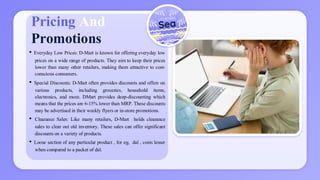 ‘DMart’ presentation.pdf for mba finance | PPT