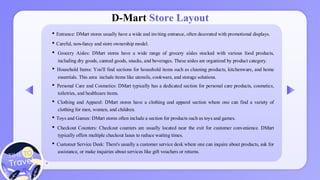 ‘DMart’ presentation.pdf for mba finance | PPT
