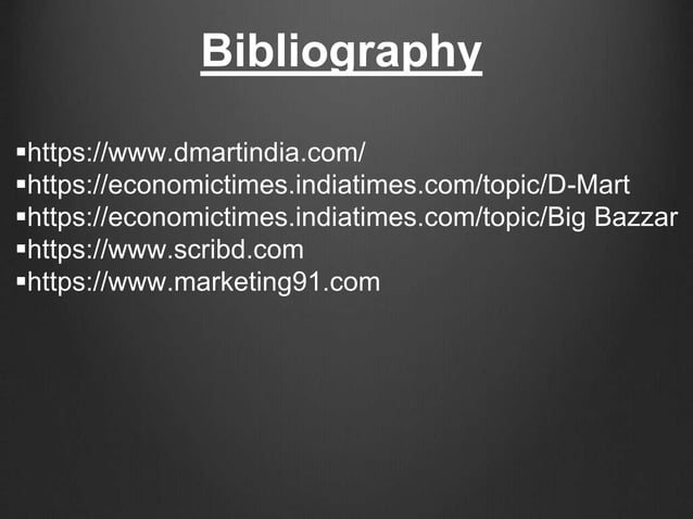D'mart supply chain management | PPTX | Retail Industry | Industries