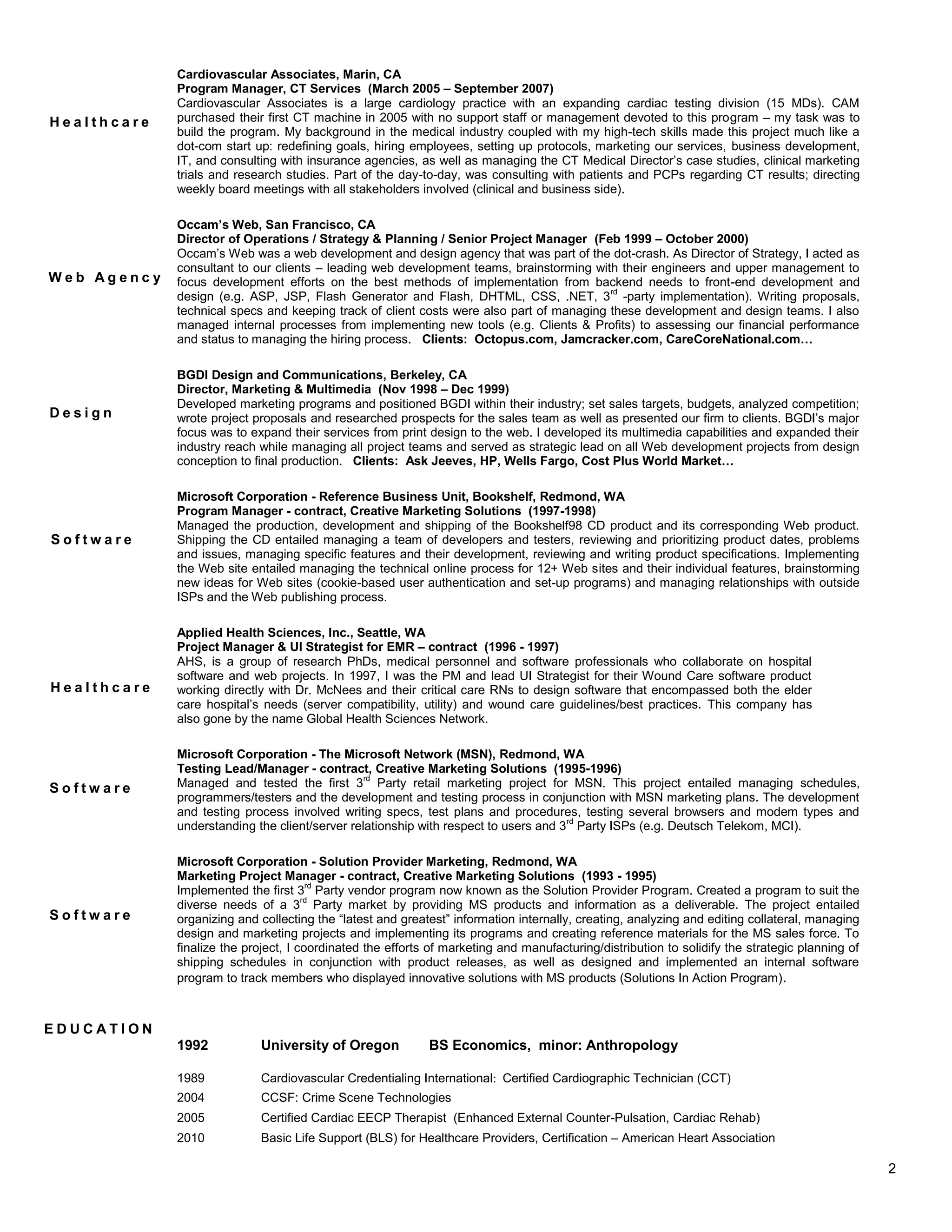 Denise Mauro's CV | PDF