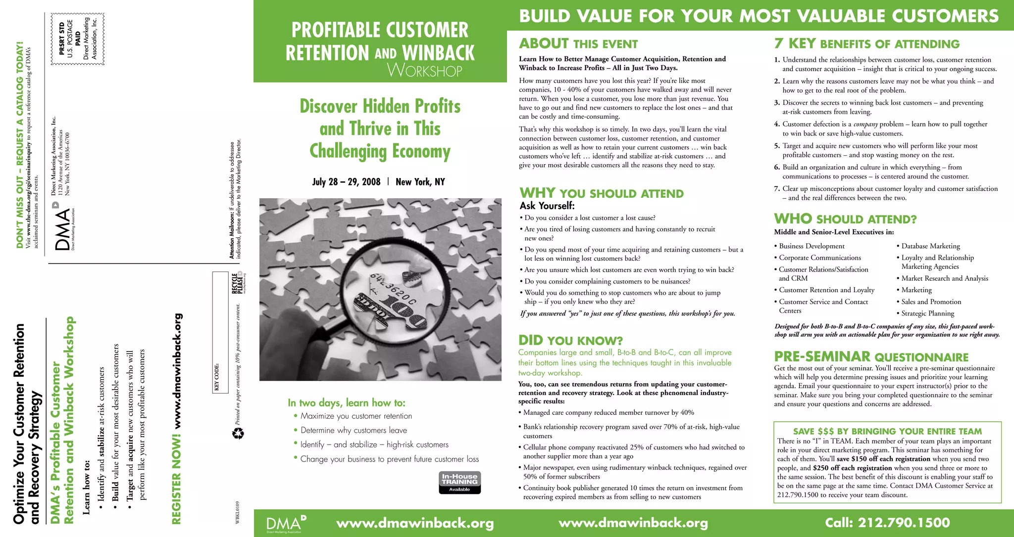 Dma Win Back And Life Cycle Brochure 08 | PDF