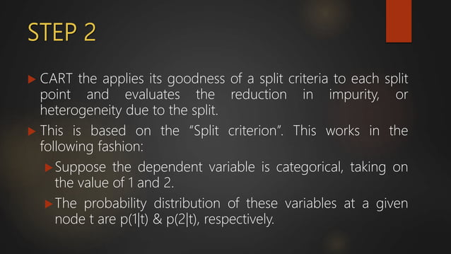 CART – Classification & Regression Trees | PPTX