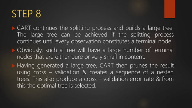 CART – Classification & Regression Trees | PPTX